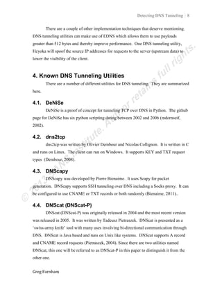 Detecting dns-tunneling-34152 | PDF