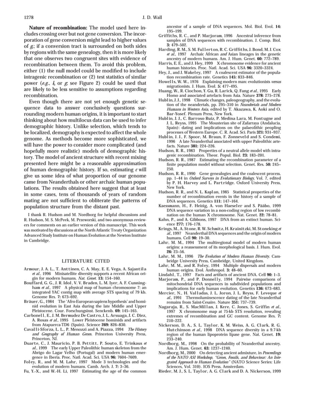 Detecting ancient admixture in humans using sequence polymorphism data (wall) | PDF