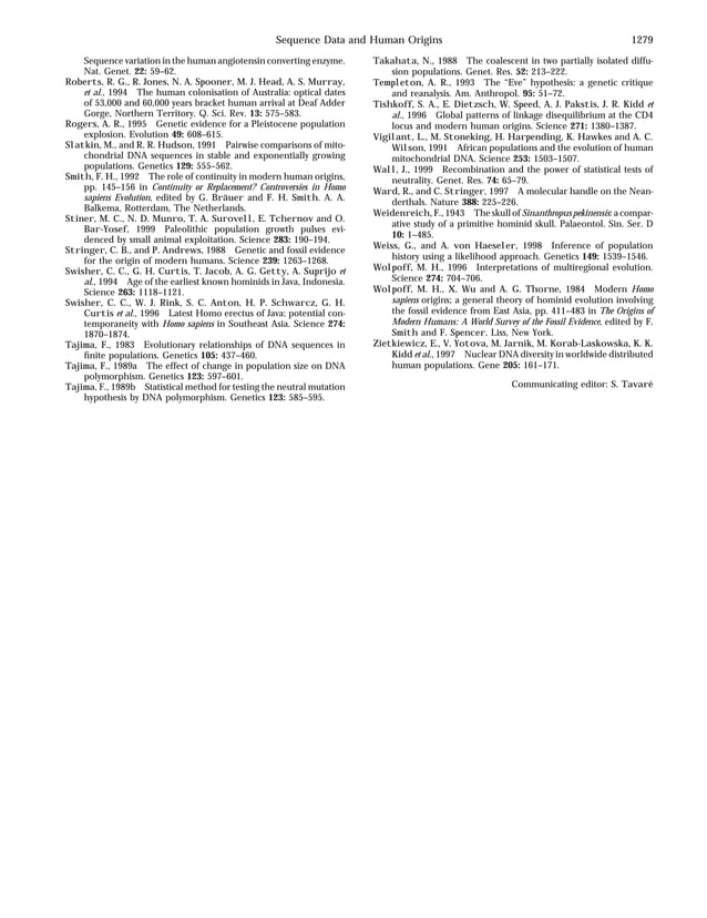 Detecting ancient admixture in humans using sequence polymorphism data (wall) | PDF