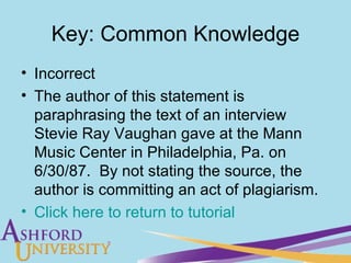 Detecting and avoiding_plagiarism | PPT