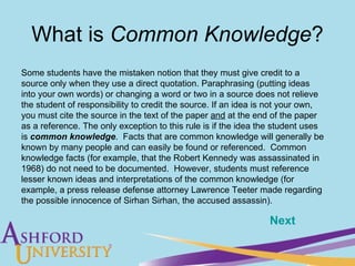 Detecting and avoiding_plagiarism | PPT