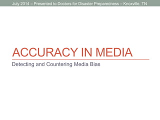 Discovering, Detecting and Attacking Liberal Media Bias | PPT