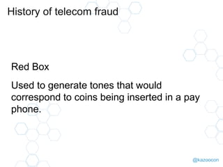 2600Hz - Detecting and Managing VoIP Fraud | PPTX