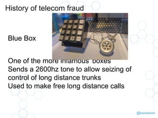 2600Hz - Detecting and Managing VoIP Fraud | PPTX