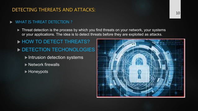 Detecting And Mitigating Cyber Threats And Attacks1 Pptx