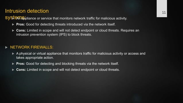 Detecting And Mitigating Cyber Threats And Attacks1 Pptx