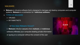 Detecting and mitigating cyber threats and attacks1 | PPTX