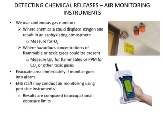 Detecting Chemical Releases and Occupational Exposure Limits | PPTX