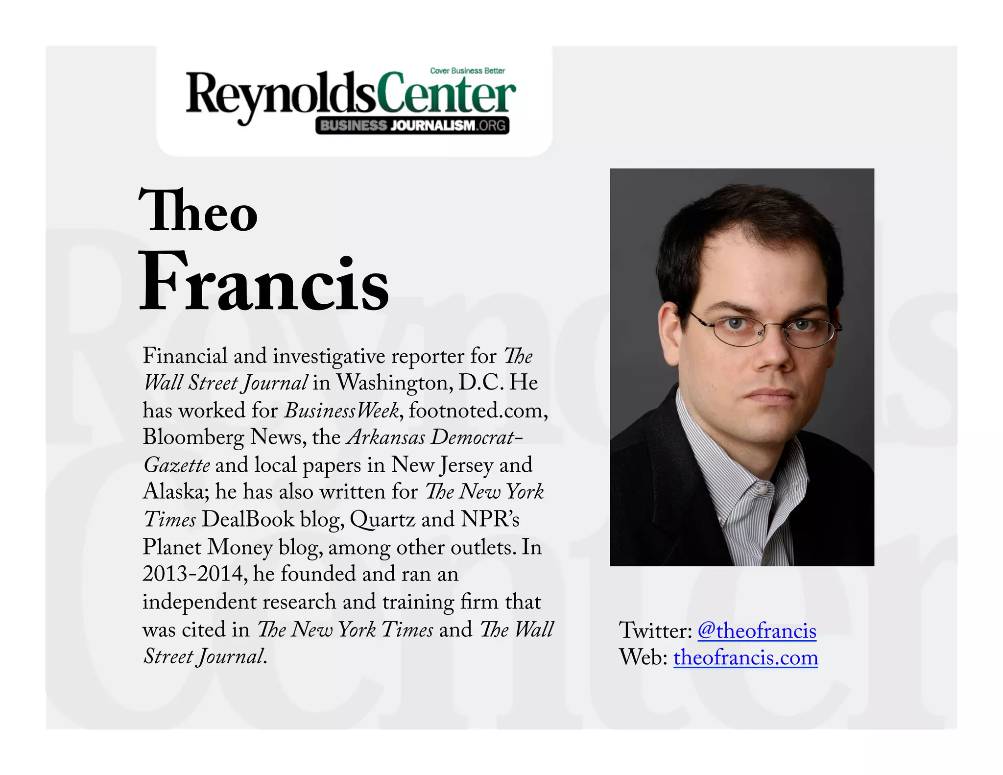 Detecting Corporate Fraud at NICAR with Theo Francis and Roddy Boyd | PPT