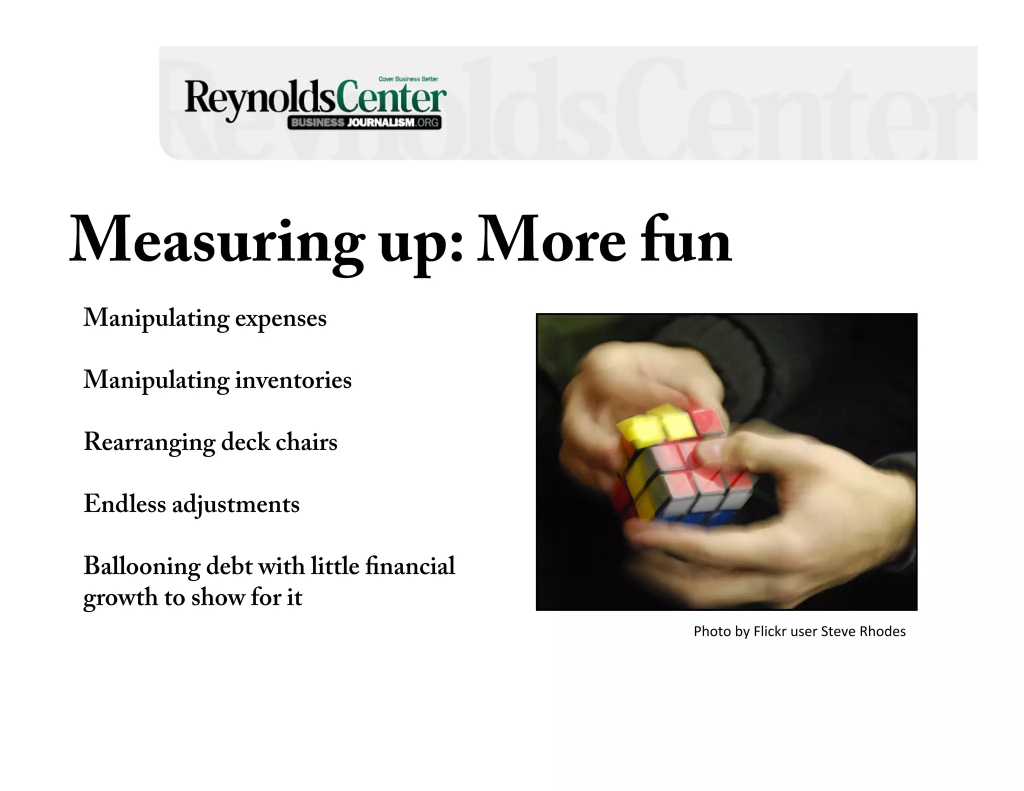 Detecting Corporate Fraud at NICAR with Theo Francis and Roddy Boyd | PPT