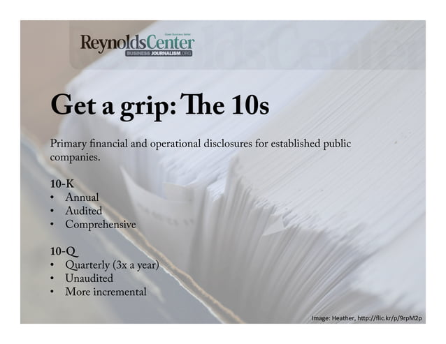 Detecting Corporate Fraud at NICAR with Theo Francis and Roddy Boyd | PPT