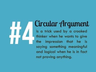 Detecting Crooked and Fallacious Thinking | PPTX