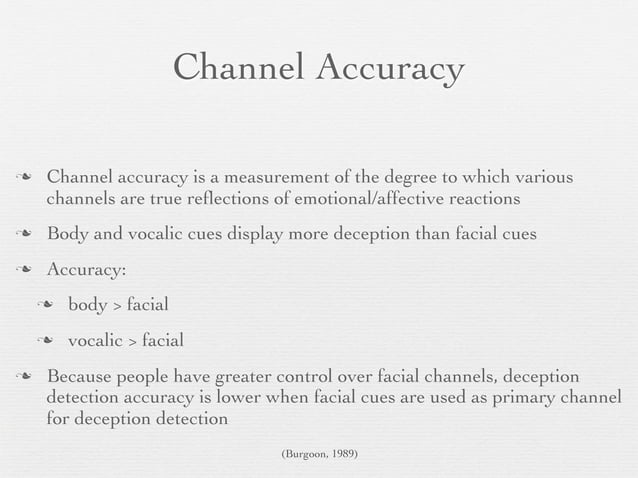 Detecting Deception Ppt