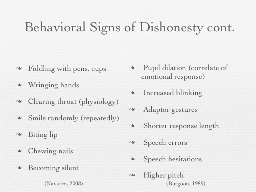 Detecting Deception