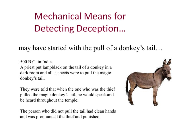 Detecting Deception - A Leadership Primer | PPTX