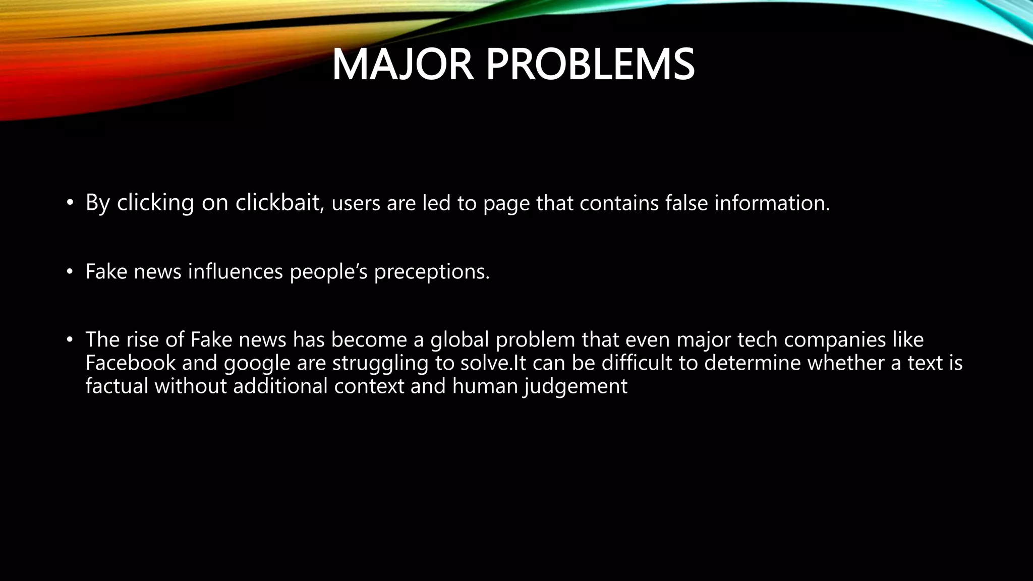 Detecting fake news .pptx | Web Development | Internet