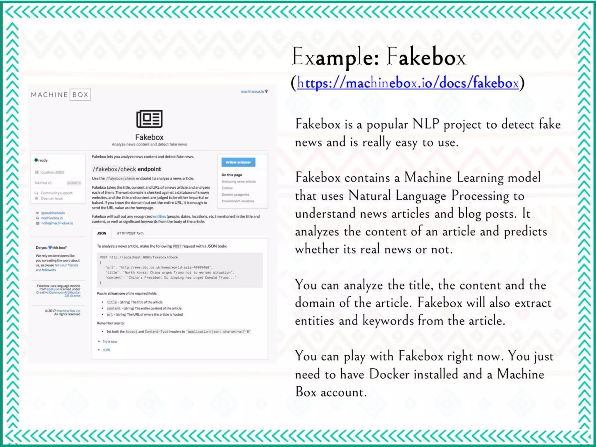 Detecting Fake News Through NLP | PPTX