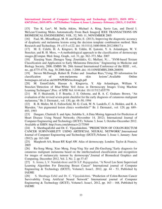 Detecting in situ melanoma using multi parameter extraction and neural ...
