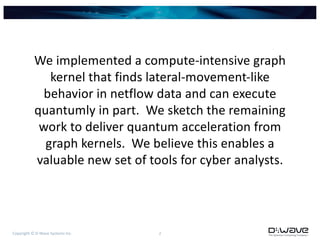 Detecting Lateral Movement with a Compute-Intense Graph Kernel | PDF