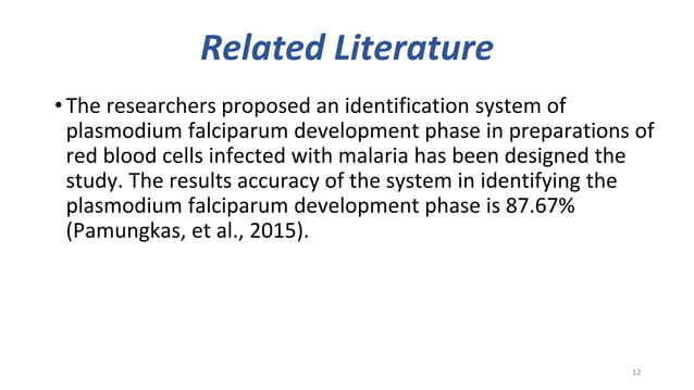 Detecting Malaria Using A Deep Convolutional Neural Network Pptx Artificial Intelligence