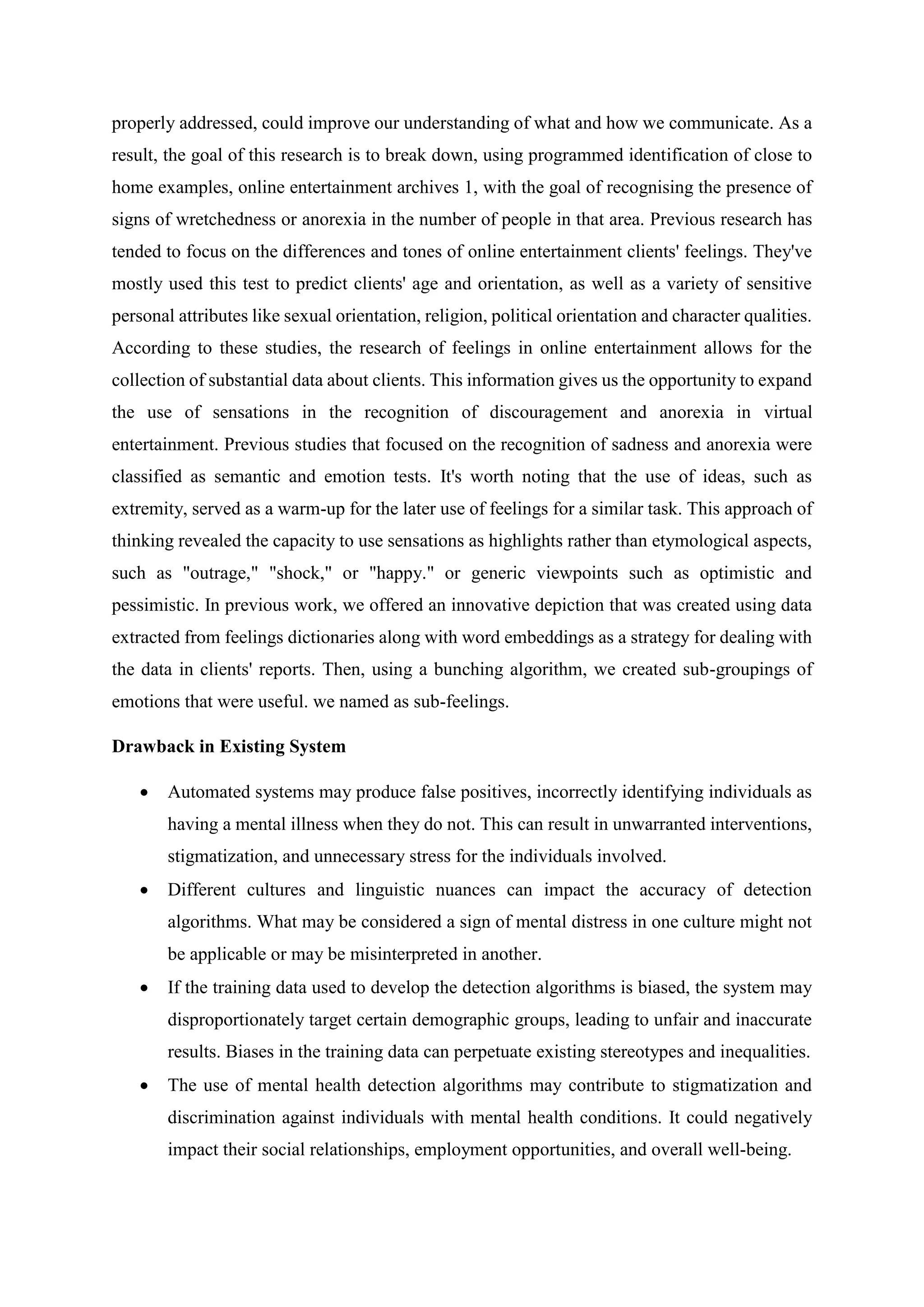 Detecting Mental Disorders in social Media through Emotional patterns ...