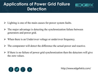 Detecting Power Grid Synchronization Failure on Sensing Frequency or Voltage Beyond Acceptable | PPT