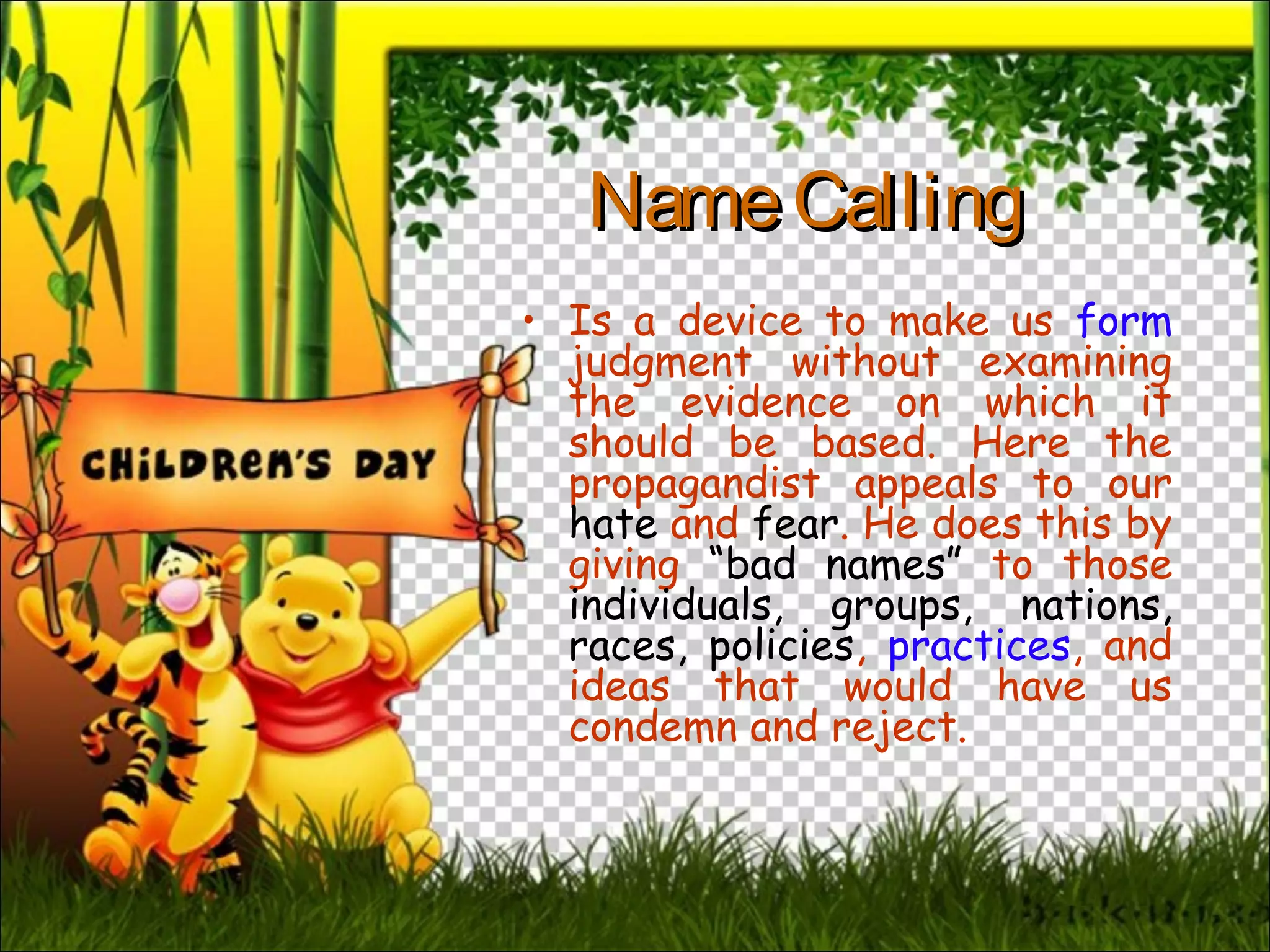 Detecting Propaganda Techniques Part 1 Ppt