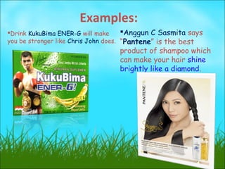 Propaganda Techniques Testimonial Examples