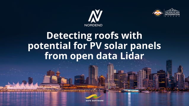 Detecting Roofs With Potential For Pv Solar Panels From Open Data Lidar