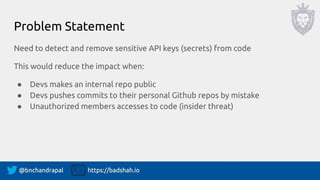 Detecting secrets in code committed to gitlab (in real time) | PDF