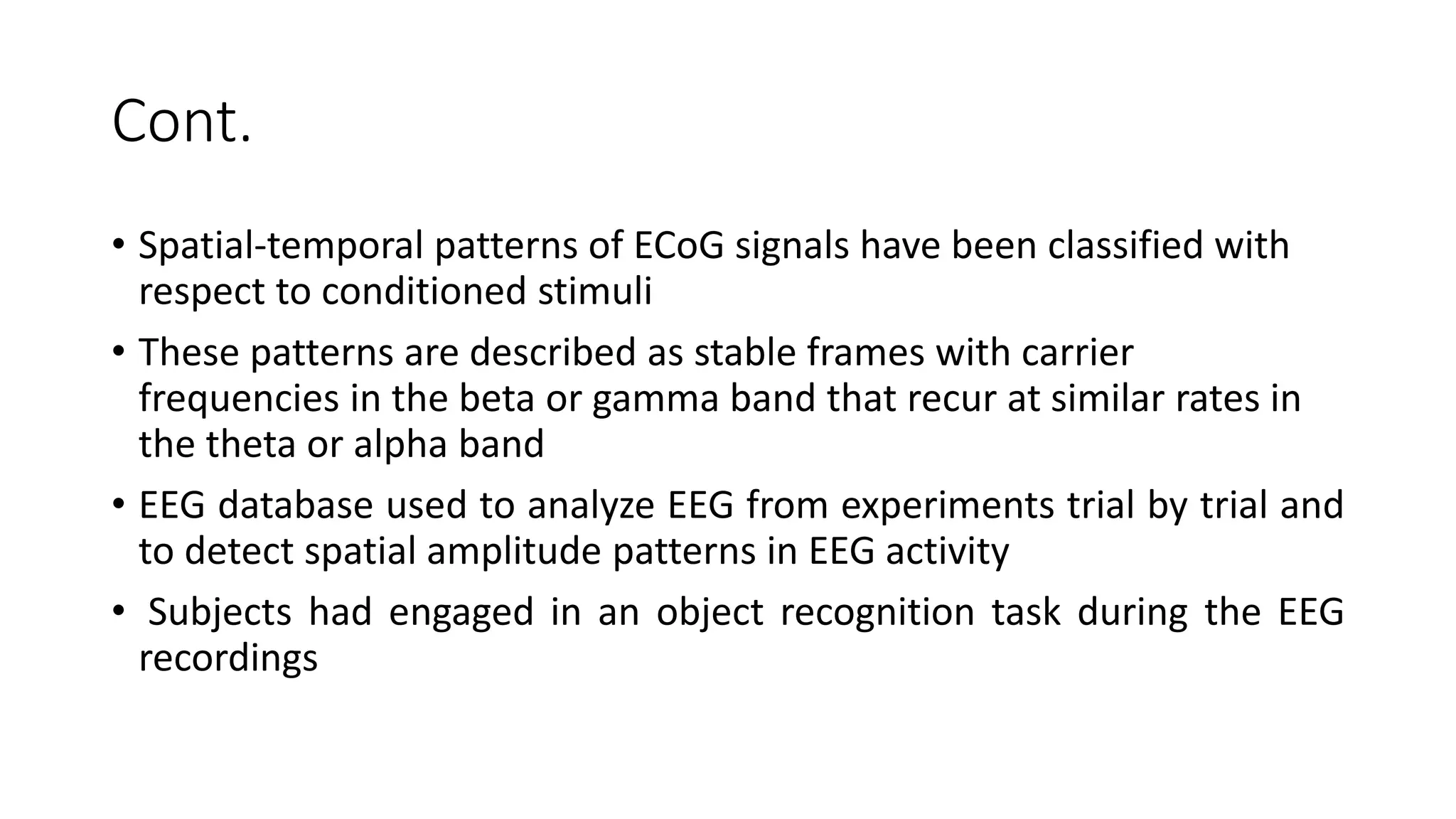 Detecting stable phase structures in eeg signals to classify brain activity amplitude patterns ...