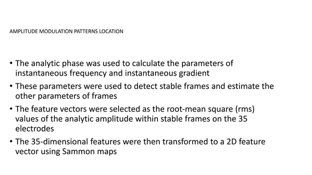 Detecting stable phase structures in eeg signals to classify brain activity amplitude patterns ...