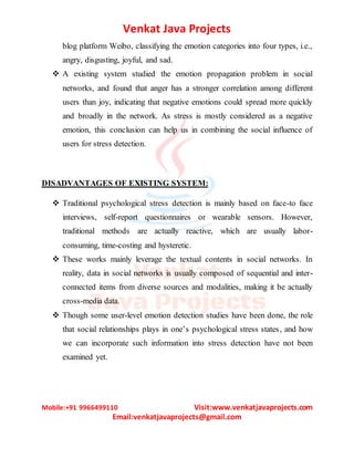 Detecting stress based on social interactions in social networks | DOCX