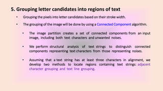 Detecting text from natural images with Stroke Width Transform | PPTX