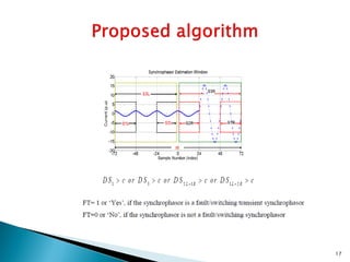 Detecting Synchrophasors Computed Over Fault/Switching Transients | PPT