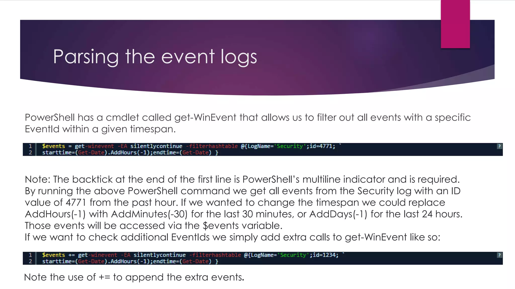 Detecting Windows horizontal password guessing attacks in near real ...