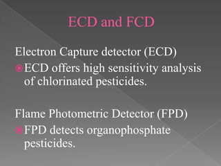 Detection and analysis of pesticides pollution | PPTX
