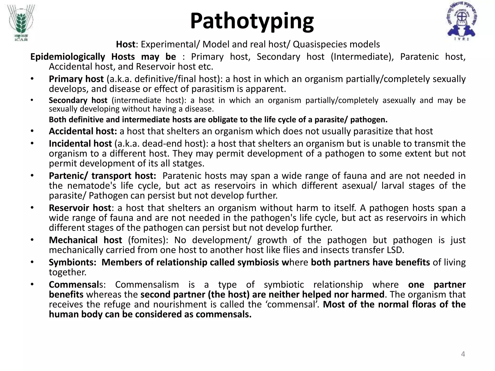 Detection And Characterization Of Pathotypes Serotypes Biotypes