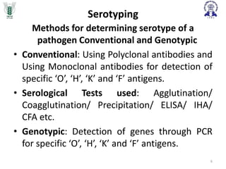 Detection and Characterization of Pathotypes, Serotypes, Biotypes ...