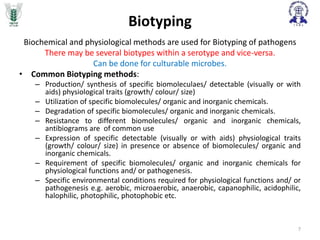 Detection and Characterization of Pathotypes, Serotypes, Biotypes, Phenotypes and Genotypes.pptx