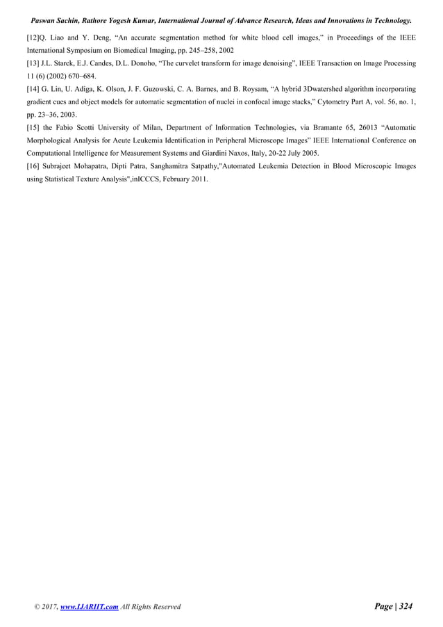 Detection and classification of blood cancer from microscopic cell images using svm knn and nn ...