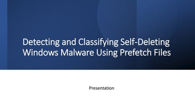 detection and classification of malware.pptx