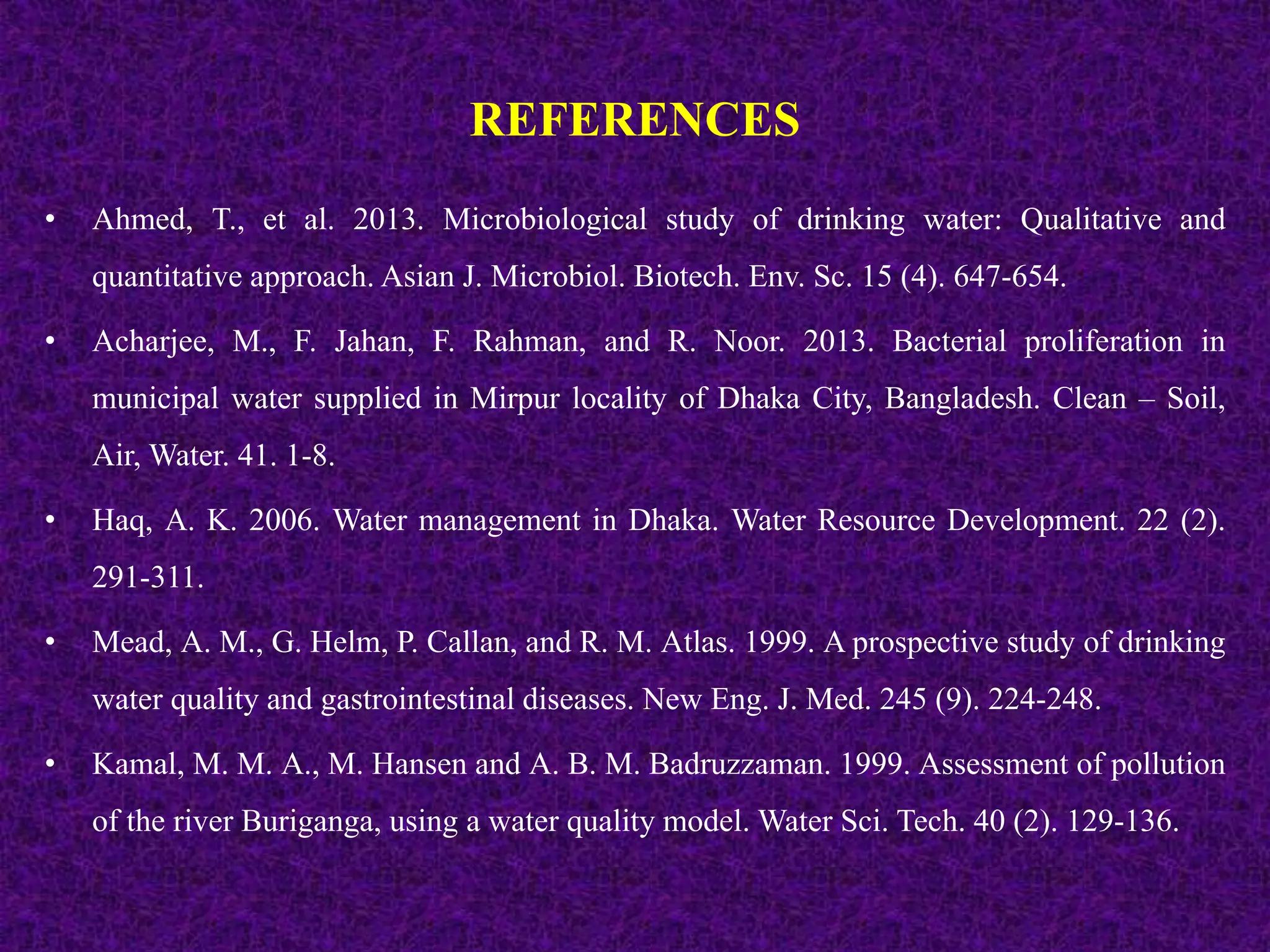 Detection And Enumeration Of Coliforms In Ganga Water Pptx Chemistry Science