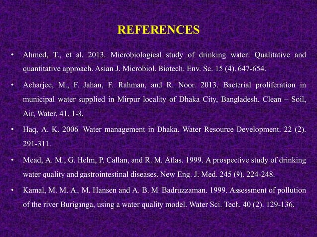 Detection And Enumeration Of Coliforms In Ganga Water Pptx Chemistry Science