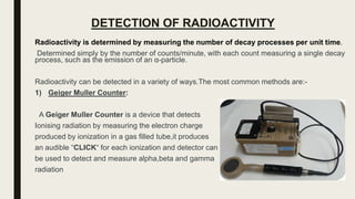 Detection and Measurement of Radioactivity.pptx