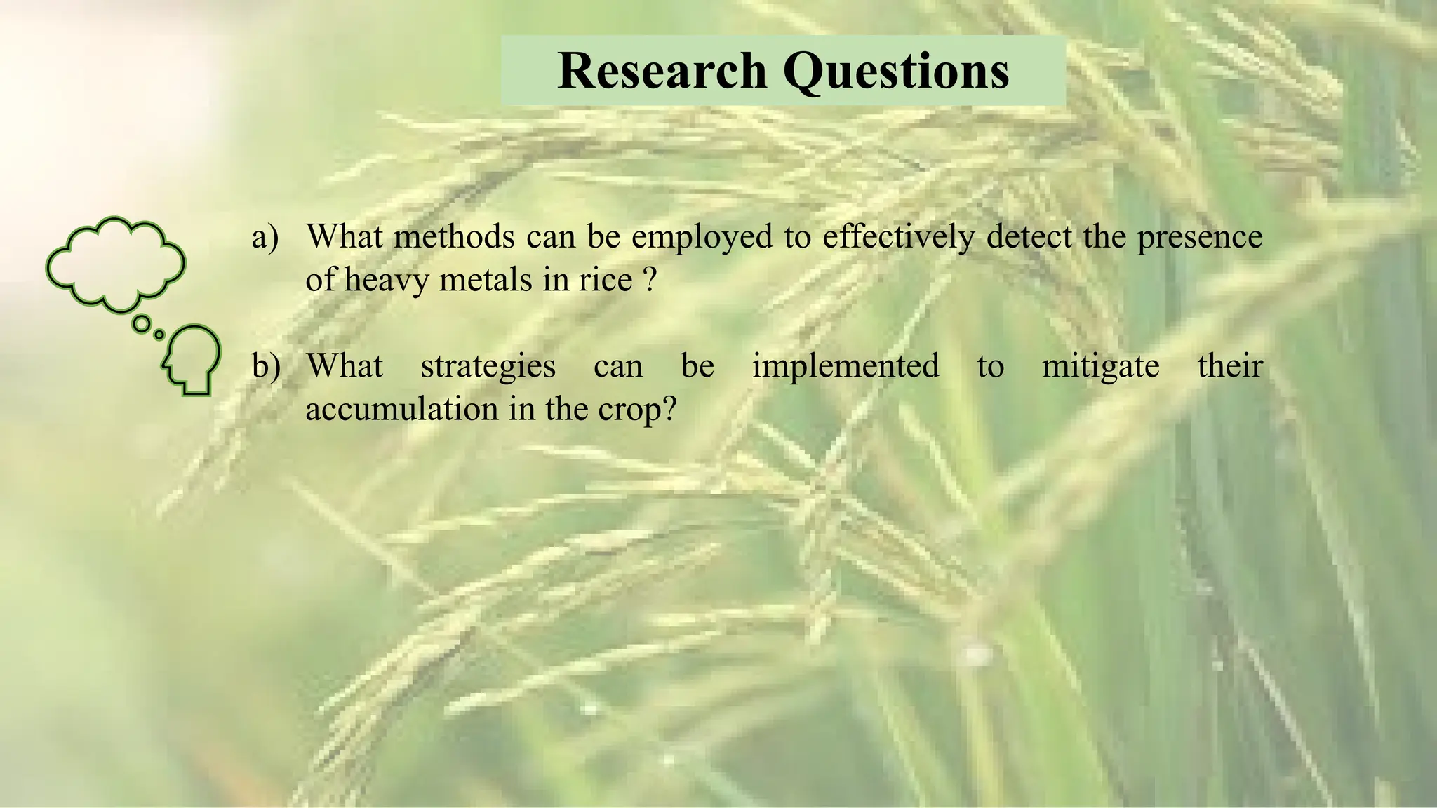 detection and mitigation of heavy metals in rice of fsd region-2.pptx ...