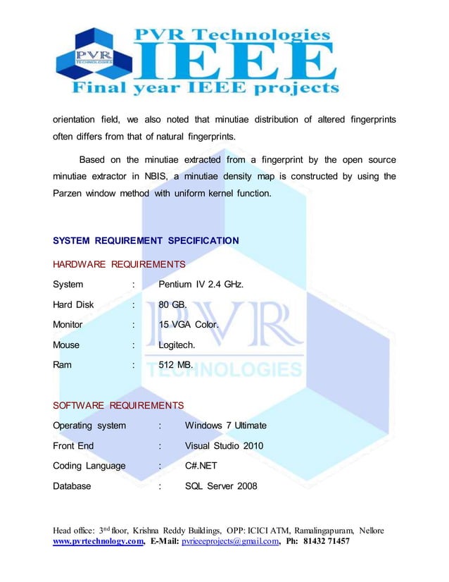 Detection And Rectiﬁcation Of Distorted Fingerprints Pdf