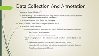 Detection and resolution of rumours in social media | PPTX