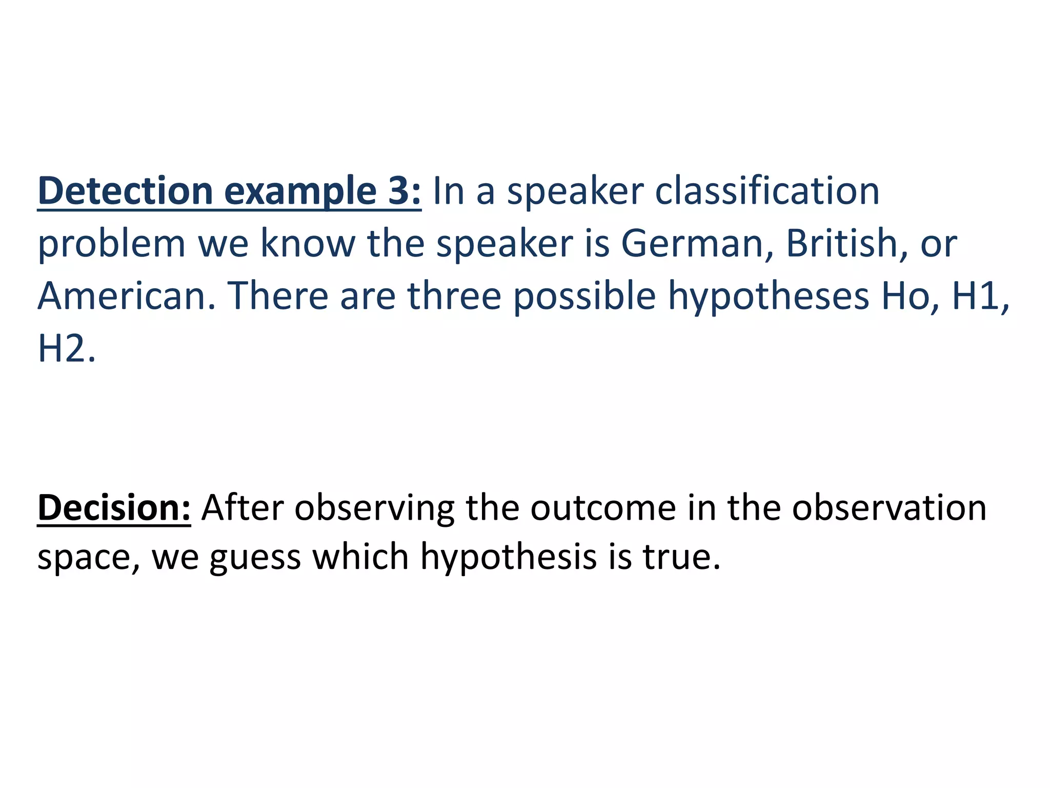 Detectionandestimation Lecture 1 Pdf Physics Science