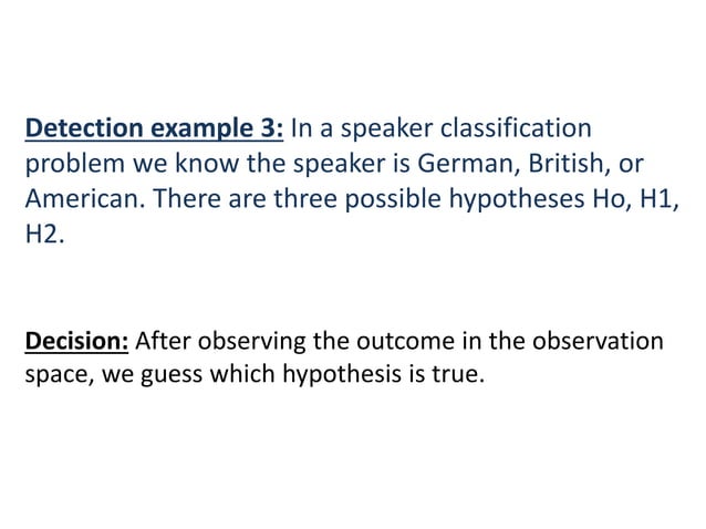 Detectionandestimation Lecture 1pdf Physics Science
